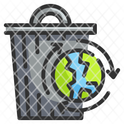 garbage icon, trash icon, basket icon, bin icon, refuse icon, dross ...