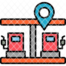 gas icon, station icon, pin icon, adresse icon, state icon, location ...