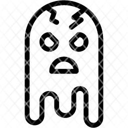 ghost icon, pacman icon, horror icon, man icon, scary icon, terrifying icon