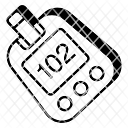 glucometer icon, sugar test machine icon, blood checker icon, medical ...