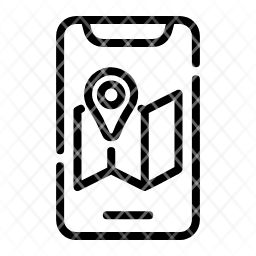 google icon, maps icon, smartphone icon, direction icon, location icon ...