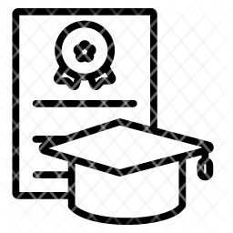 graduation icon, hat icon, course icon, study icon, college icon ...