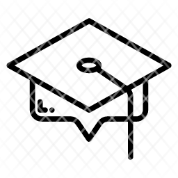 graduation icon, hat icon, course icon, study icon, college icon ...