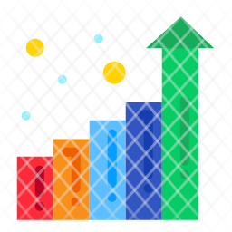 graph icon, growth icon, statistics icon