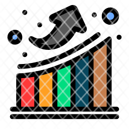 graph icon, growth icon, statistics icon, up icon