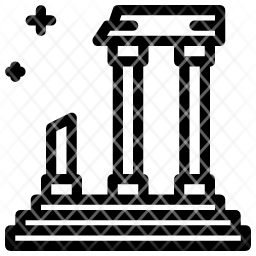 greek icon, greece icon, parthenon icon, monuments icon, landmarks icon ...