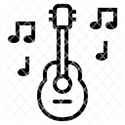 guitar icon, sound icon, note icon, music icon, acoustic icon