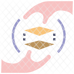 hand icon, control icon, simulation icon, virtual icon