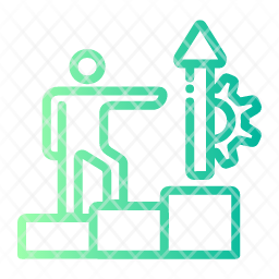 hard icon, work icon, achievement icon, increase icon, up icon, arrow ...