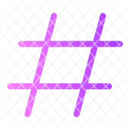 hashtag icon, ui icon, shapes icon, symbols icon, tag icon, social icon ...