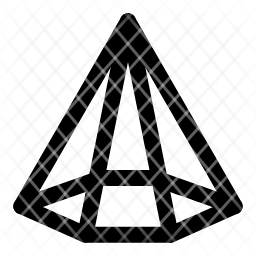 hexagonal icon, hexagon icon, shape icon, polygon icon, triangle icon ...