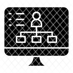 hierarchy icon, business icon, manager icon, planning icon, computer ...