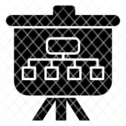 hierarchy icon, flowchart icon, flow diagram icon, algorithm icon ...