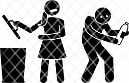 hoarder icon, hoarding icon, ocd icon, obsessive icon, compulsive icon ...