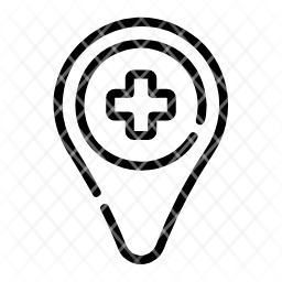 hospital icon, location icon, medical icon, health icon, clinic icon ...