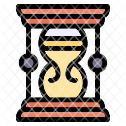 hourglass icon, time icon, clock icon, waiting icon, duration icon ...