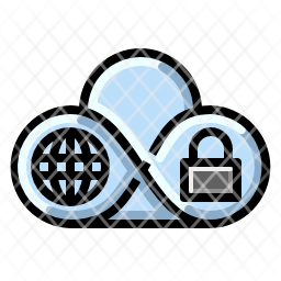 hybrid icon, cloud icon, network icon, internet icon, communication icon
