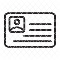 id icon, card icon, fake icon, warning icon, identity icon, border icon ...