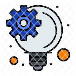 idea icon, management icon, innovative icon, process icon