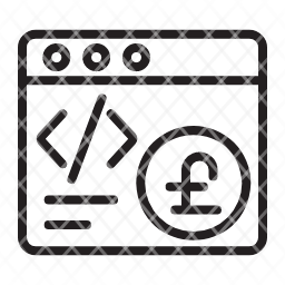 income icon, code icon, business icon, finance icon, ui icon, coding ...