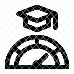 indicator icon, dashboard icon, performance icon, education icon ...