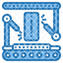 industrial icon, artificial icon, automation icon, futuristic icon ...