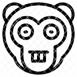 intelligent icon, monkey icon, animal icon, wildlife icon, pet icon ...