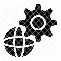 internet icon, setting icon, setup icon, configuration icon ...
