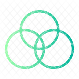 intersection icon, union icon, integration icon, western icon ...