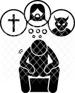 intrusive icon, thought icon, ocd icon, obsessive icon, compulsive icon ...