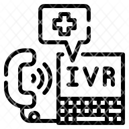 ivr icon, call icon, center icon, medical icon, technology icon, phone ...