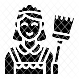 jobavatar icon, maid icon, cleaning icon, service icon, cleeaner icon ...