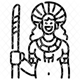 jungle icon, person icon, brazilian icon, tribe icon, tribal icon ...