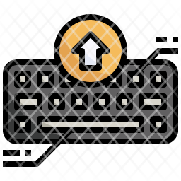 keyboard icon, filloutline icon, shift icon, computer icon, hardware ...
