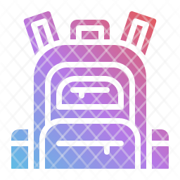 kindergarten icon, backpack icon, bag icon, school icon, child icon ...