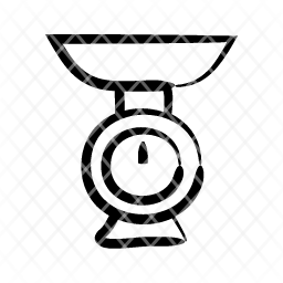 kitchen icon, weight icon, recipe icon, scale icon, hand icon, drawn icon