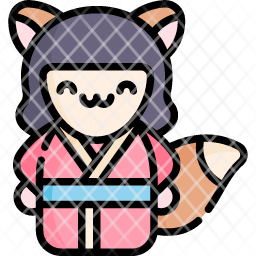 kitsune icon, yokai icon, japan icon, monster icon, ghost icon ...