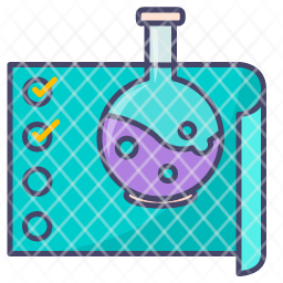 lab icon, research icon, accept icon