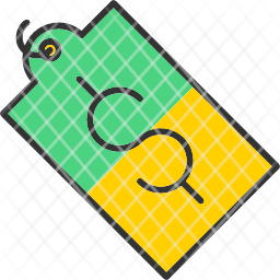 label icon, tag icon, identifier icon, marking icon, branding icon ...