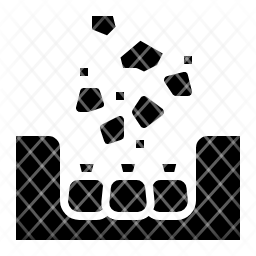 landfill icon, garbage icon, residue icon, pollution icon, ecology icon