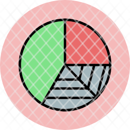 piechart icon, data icon, graph icon, projections icon, representation ...