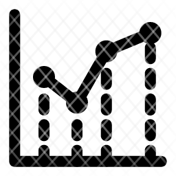 line icon, chart icon, graph icon, infographic icon, state icon, arrow ...