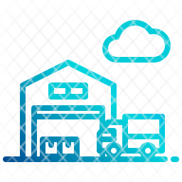 logistic icon, post icon, office icon, truck icon