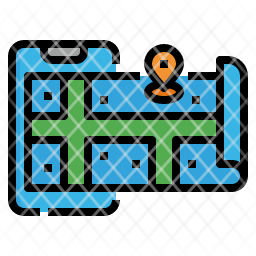 map icon, gps icon, lacation icon, mobile icon, phone icon