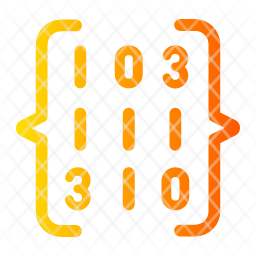 matrix icon, maths icon, mathematics icon, calculation icon, education ...