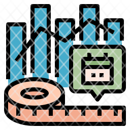 measurable icon, statistic icon, graph icon, scale icon, measurement ...