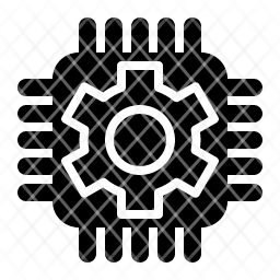 mechatronics icon, engineering icon, semiconductor icon ...