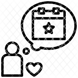 memorable icon, event icon, impression icon, favourite icon ...