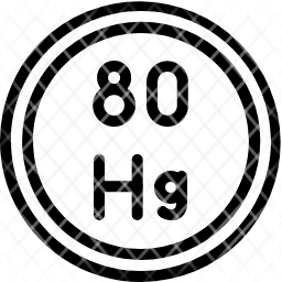 mercury icon, periodic icon, table icon, chemistry icon, metal icon ...