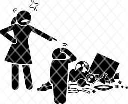 mess icon, messy icon, toys icon, untidy icon, child icon, kid icon ...